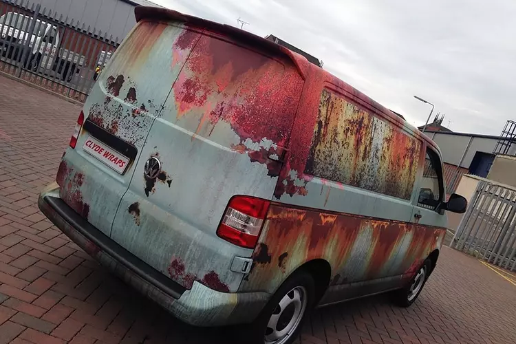 Clyde's Wraps Custom Rust-Natabonan Van 10873_4