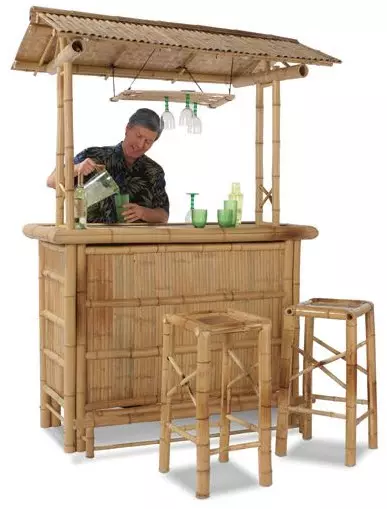 Bamboo Tiki Bar ператварае ваш двор у пляжны рай 11900_1