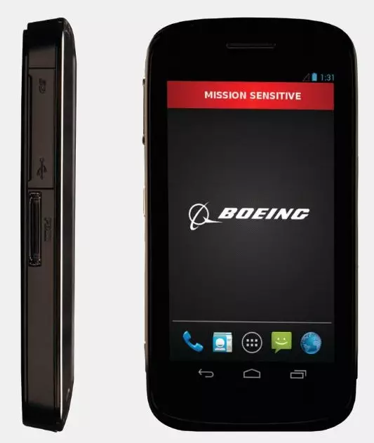 Boeing Hideung Smartphone