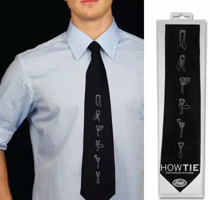 Howtie, la feuille de triche portable How-To-Tie-A-Necktie