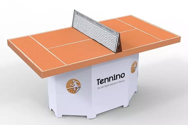 Sete ea Tennis ea Tafole ea Tennino Cardboard 14793_1