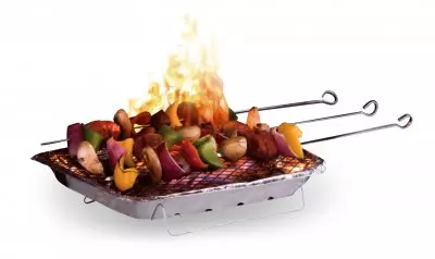 EZ grill Nyangking Portabel, Disposable Sadaya-Dina-Hiji Aksi Barbecue 1479_3