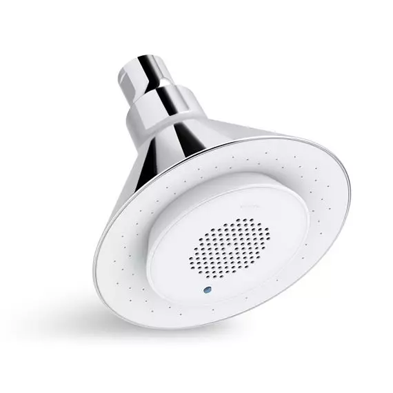 A Kohler Moxie zuhanyfej beépített Bluetooth hangszóróval rendelkezik 1502_1