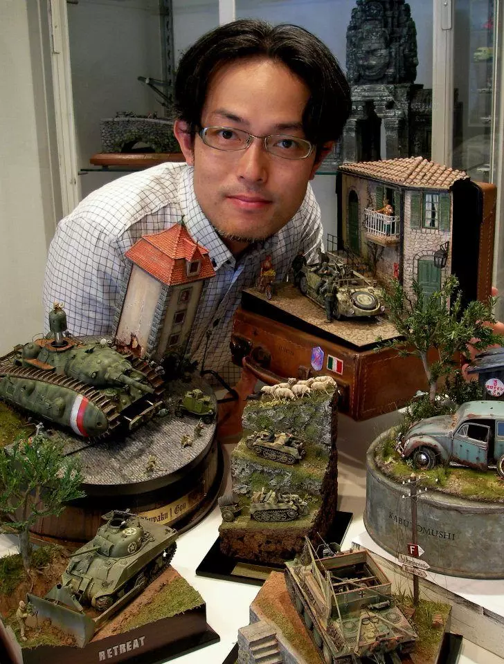 Satoshi Arakiren miniaturazko diorama harrigarriak 15085_3