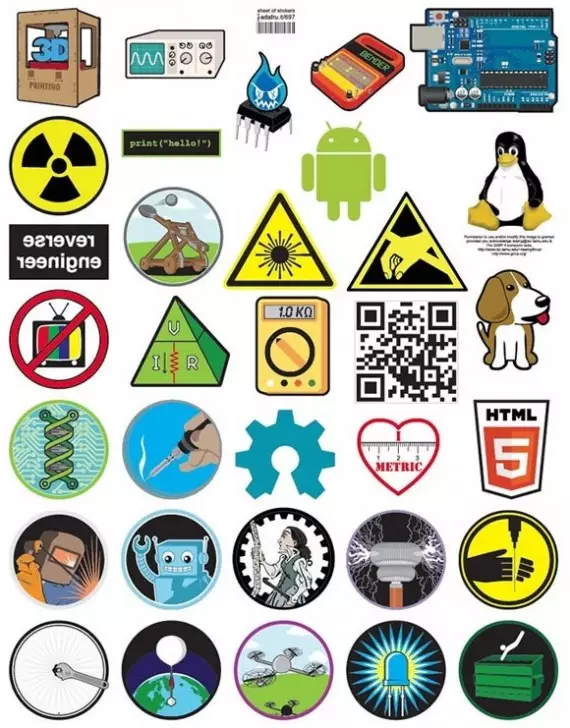 Mga Sticker Para sa Mga Builder At Tinkerer 15275_1