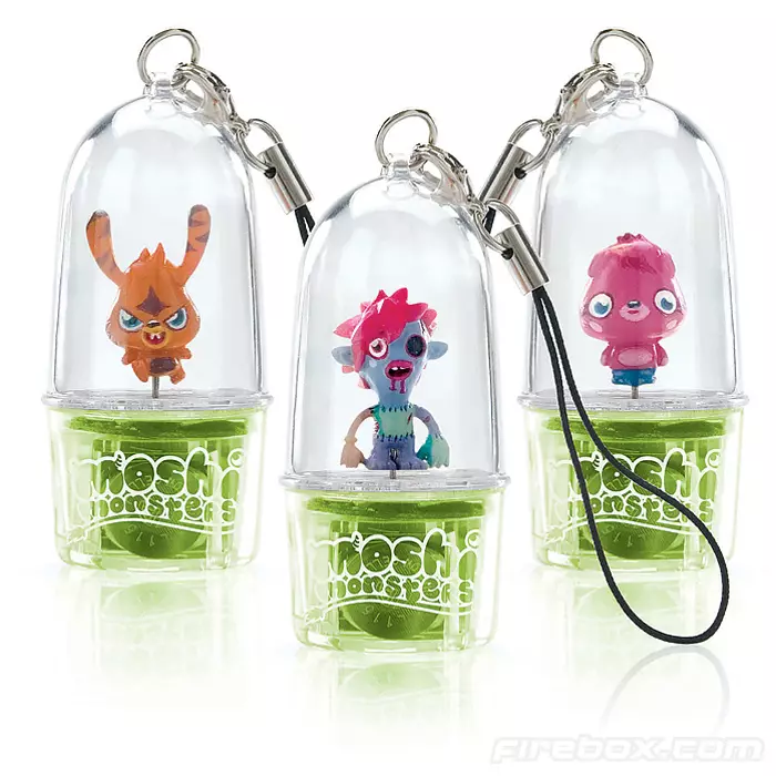 Moshi Monsters MoPods: encantos de telefone de alerta de chamada com bichos fofinhos