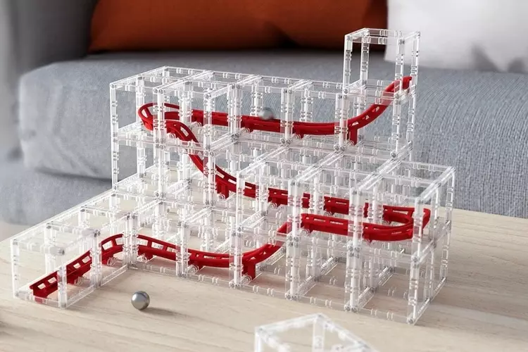 MagnetCubes Modular Magnetic Block Marble Run 16357_1