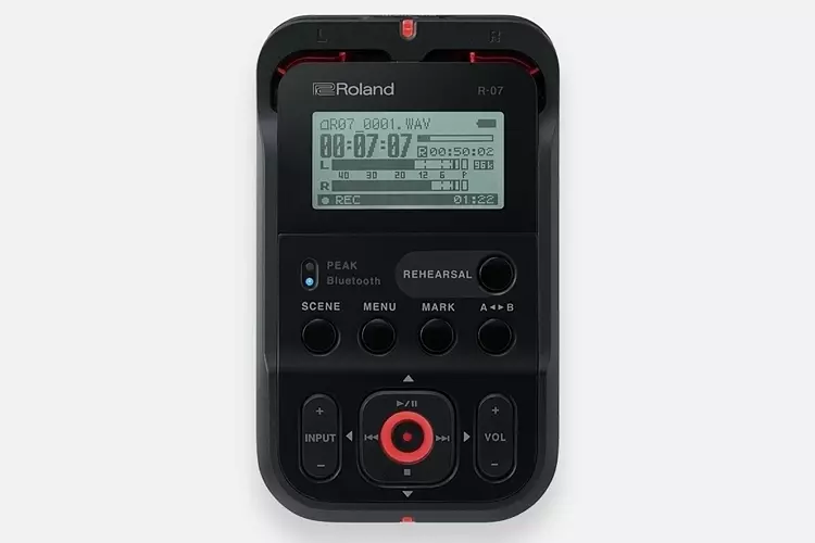 Roland R-07 Hi-Res აუდიო ჩამწერი 17538_1