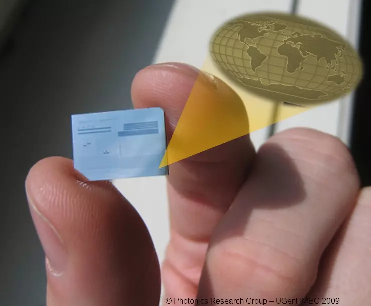 IMEC ätzt die kleinste Weltkarte auf einen Photonik-Chip