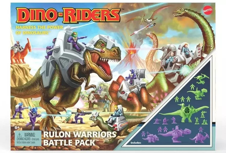 Bojni paket Dino-Riders Rulon Warriors 21004_3