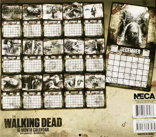 Walking Dead Zombie Egutegia 2303_2