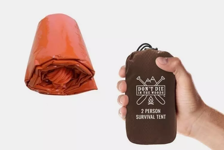 Don't Die in the Woods Survival Tent