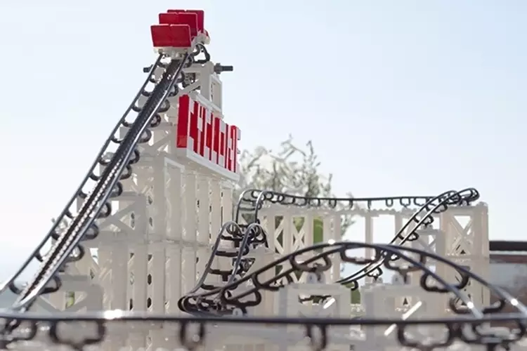 Siklon Blok əsaslı Roller Coaster Model Dəsti 2738_2