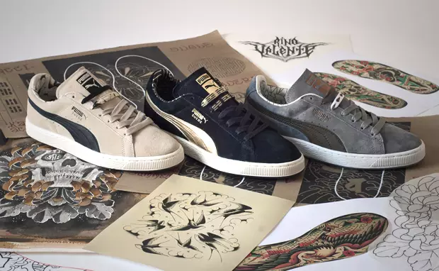 Puma Ink On Suede በእርስዎ ስኒከር ላይ ንቅሳት ያደርጋል 3060_1