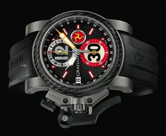 Chronofighter ساياھەت لوڭقىسى غايەت زور ، مەردانە بولۇپ ، قارىماققا تاجدا گرانات بار. 3062_1