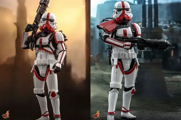 Vruće igračke Mandalorian Spalionica Stormtrooper šeste ljestvice 326_2