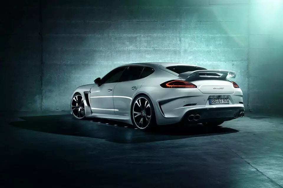 TechArt GrandGT e fa'amalieina lau Porsche Panamera Turbo 