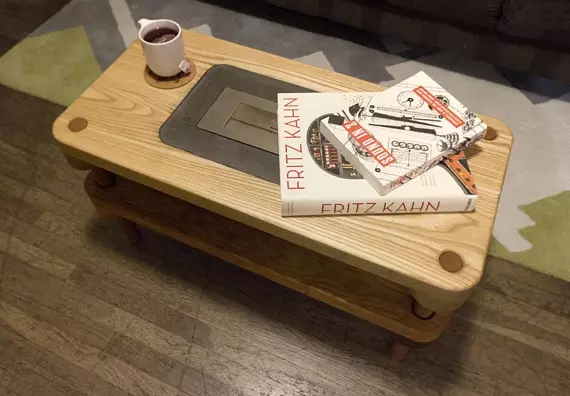 DIY kamin kofe stoly, otagyňyzy mazaly saklaýar 3956_3