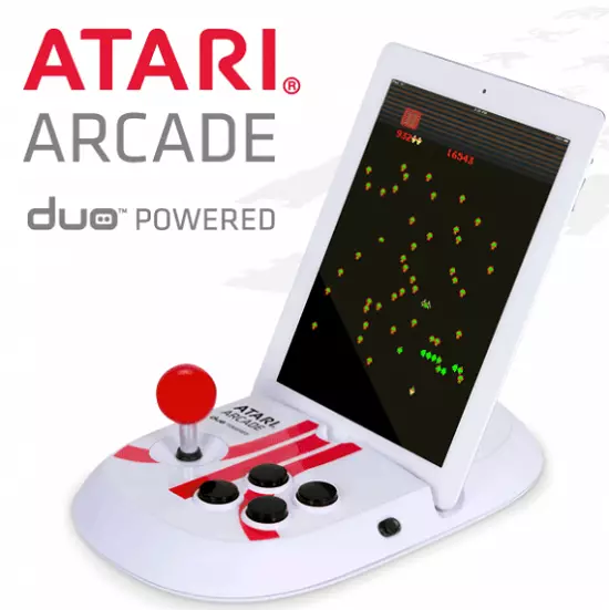 Джойстик с питанием от Atari Arcade-Duo бросает вызов iCade для iPad Retro-Gaming Crown 4248_1