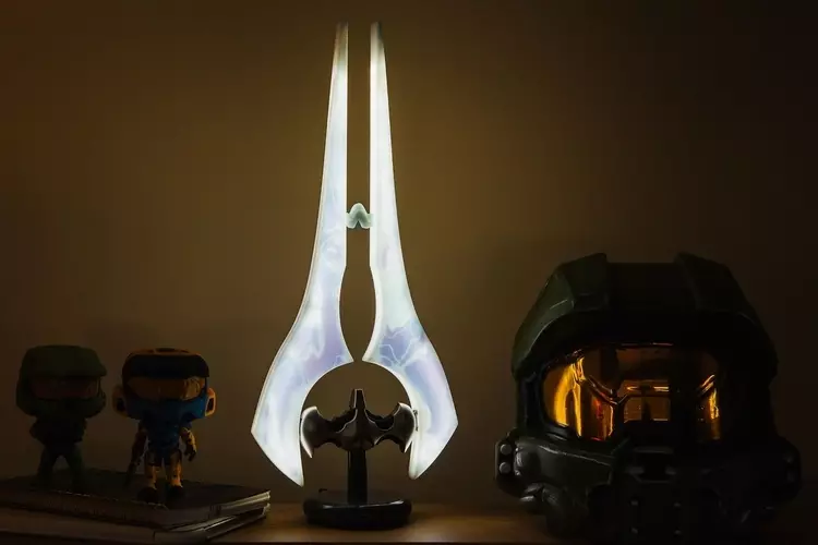 Halo Light Up Energy Sword Desk Lamp