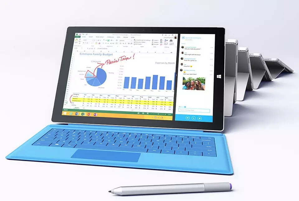 Microsoft Surface Pro 3 태블릿은 노트북을 대체하고자 합니다. 4436_1