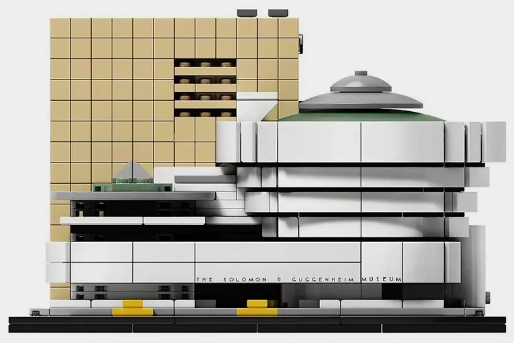 Arhitectura LEGO Muzeul Solomon R. Guggenheim 485_3