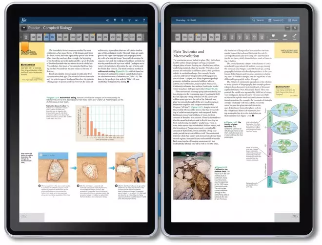 Kno: ਪਾਠ-ਪੁਸਤਕਾਂ ਲਈ ਇੱਕ ਵੱਡੀ ਦੋਹਰੀ ਸਕ੍ਰੀਨ ਟੈਬਲੇਟ