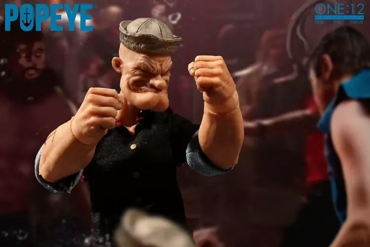 Mezco One:12 រូបភាពសកម្មភាព Popeye សមូហភាព 6544_2