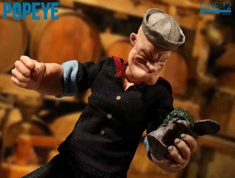 Mezco One:12 រូបភាពសកម្មភាព Popeye សមូហភាព 6544_4