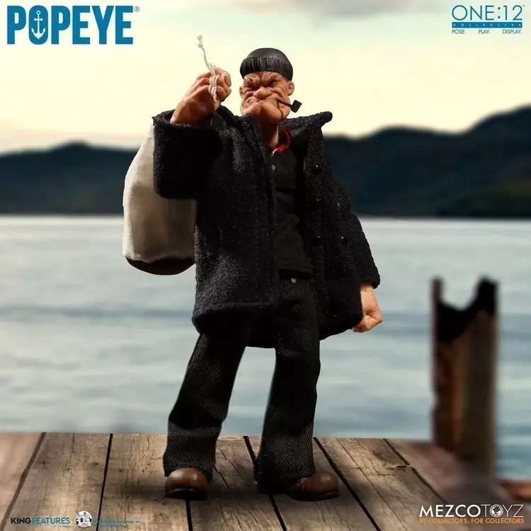 Mezco One:12 រូបភាពសកម្មភាព Popeye សមូហភាព 6544_5