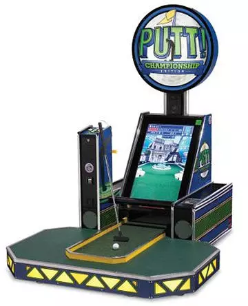 Oefen jou finesse-skote met jou eie Putt Championship Video Arcade Rig