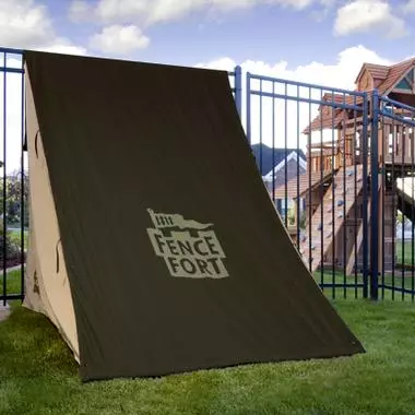 Fence Fort offre aux enfants un fort portable et robuste 6663_1