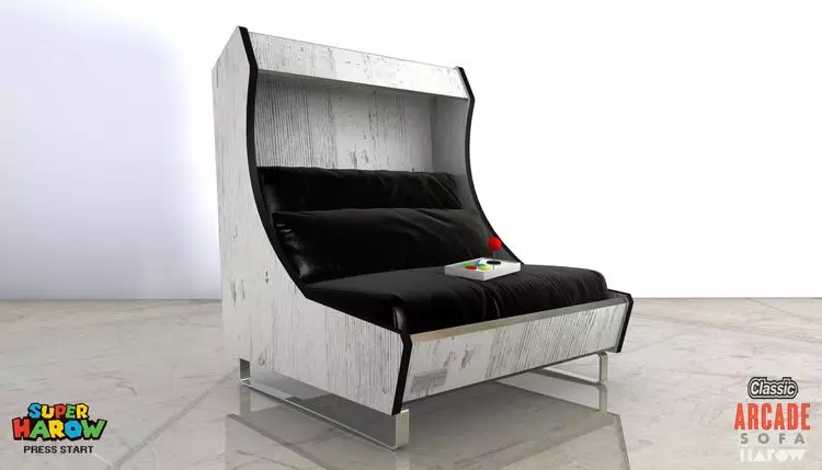 Harow Arcade Sofa Svart