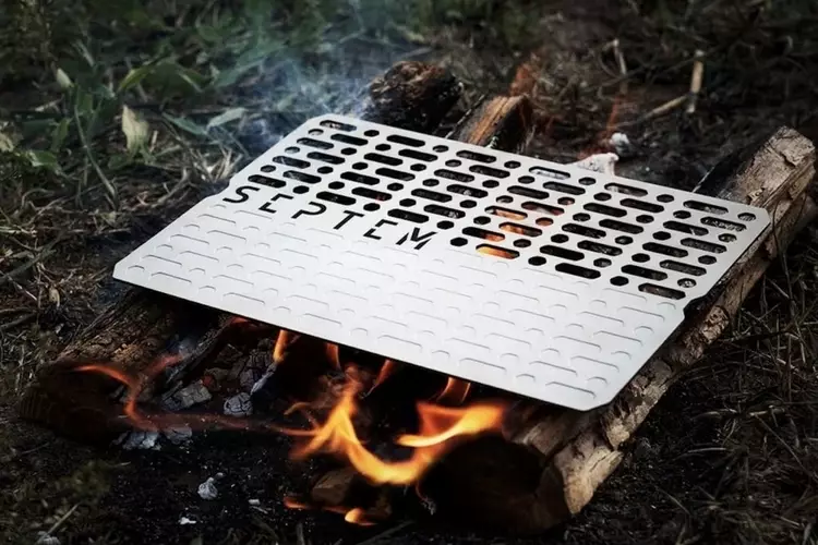 Septem Titanium Camp Grill