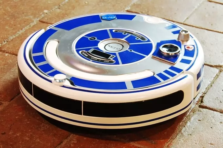 Bel və Bel Xüsusi R2D2 Roomba Decal 8686_1