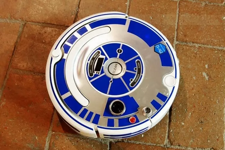 Bel və Bel Xüsusi R2D2 Roomba Decal 8686_2