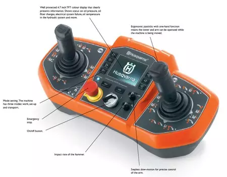 Husqvarna DXR 310 este un robot de demolare controlat de la distanță 8983_3