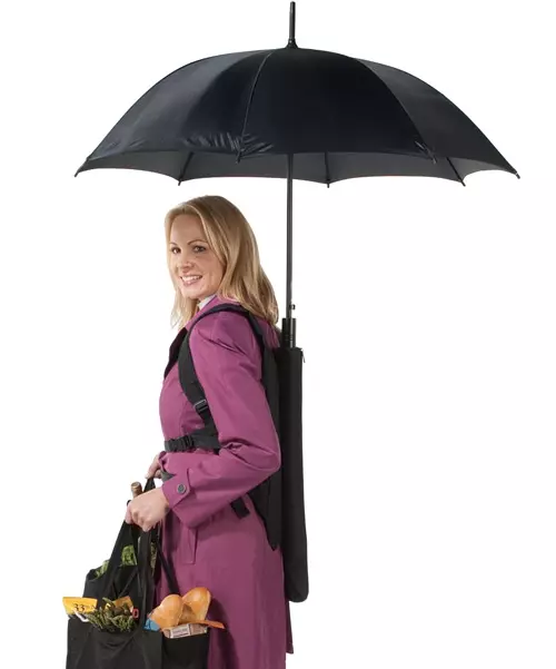 Lihat, Ma, No Hands: The Backpack Umbrella 9133_1