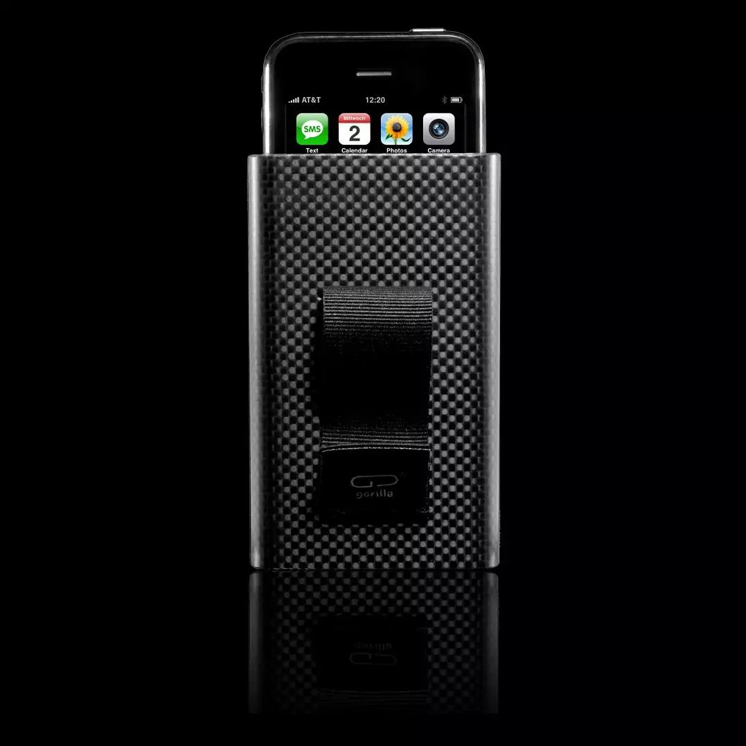 Carbon Fiber Gorilla Tube iPhone 3G Mlandu 919_1