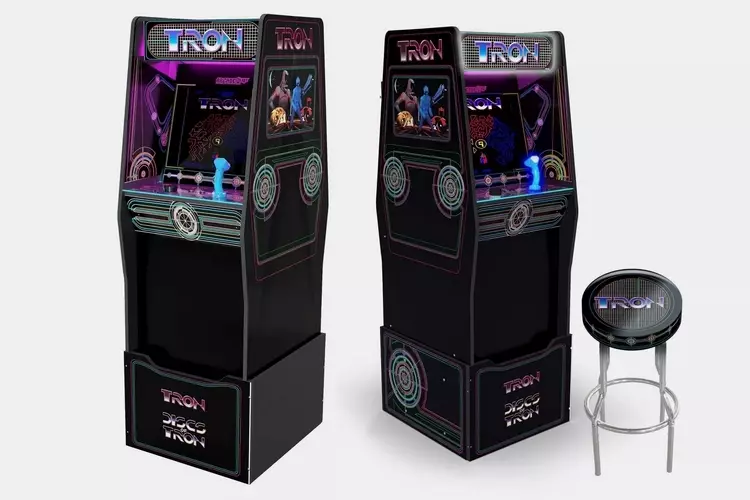 Arcade1Up Tron Arcade කැබිනට්ටුව