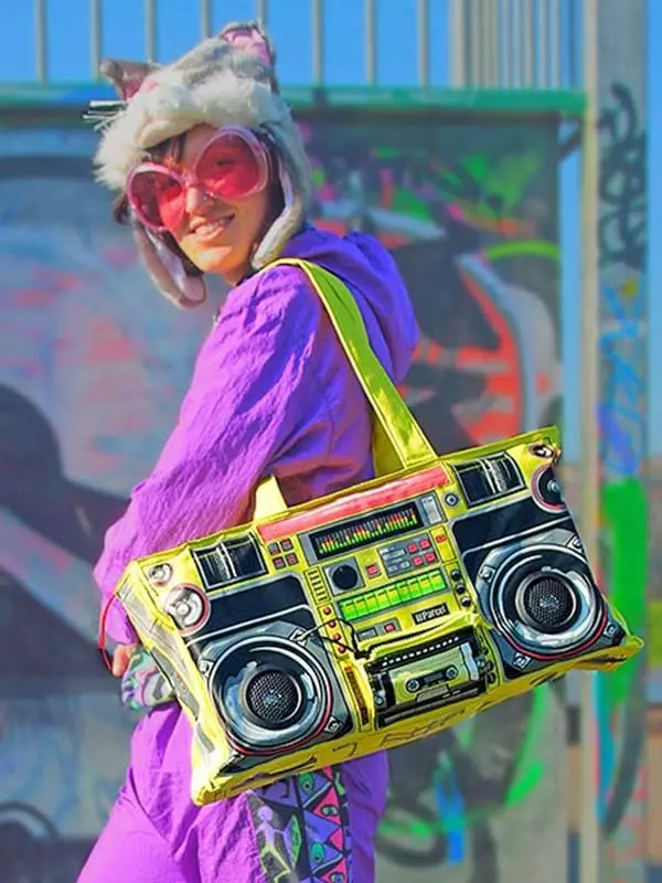 Loop NYC Ghetto Blaster Bag תולה iPod Boombox על הכתף 9541_2